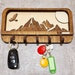 Mountains Wooden Key Holder I Home Decoration I Wall Key Chain - Etsy