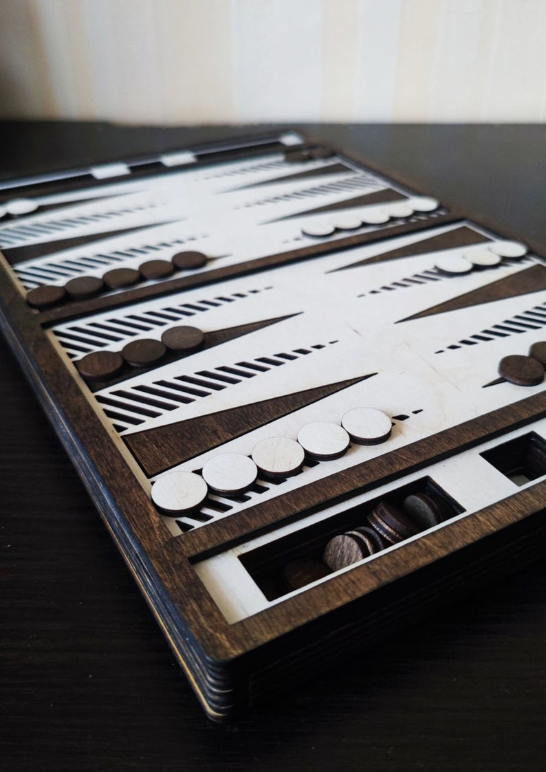 Backgammon I Wooden Board Game I Backgammon Game I Wood Toy I Handmade Board Game - Etsy