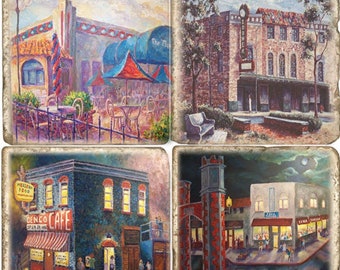 Marble Heart Coasters - Etsy