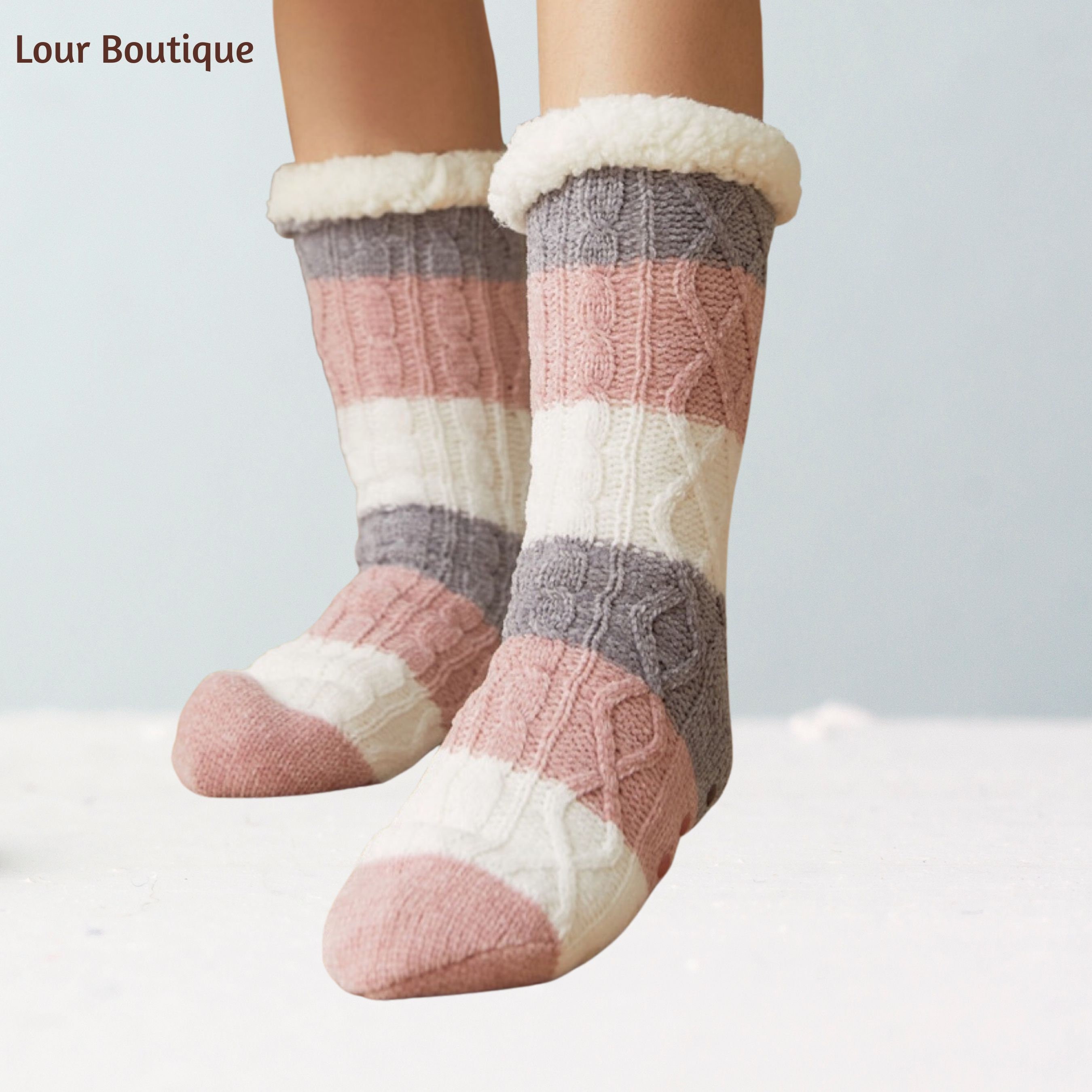 Winter Thermal Fluffy Sherpa Socks - Etsy UK