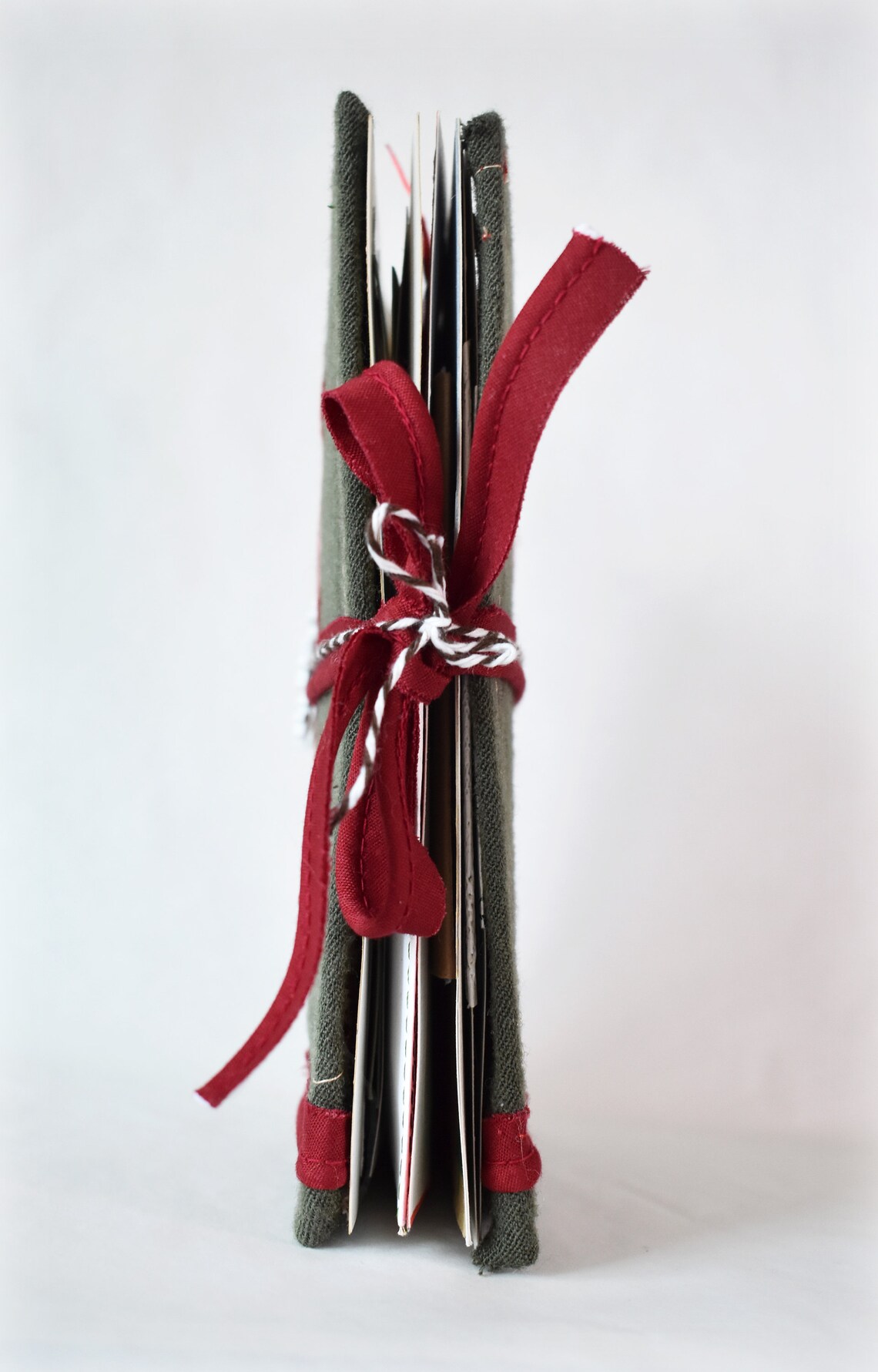 Snowflake Red Junk Journal Semi Hardcover Handmade Christmas - Etsy