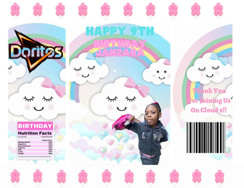 Chip Bag Template - Etsy