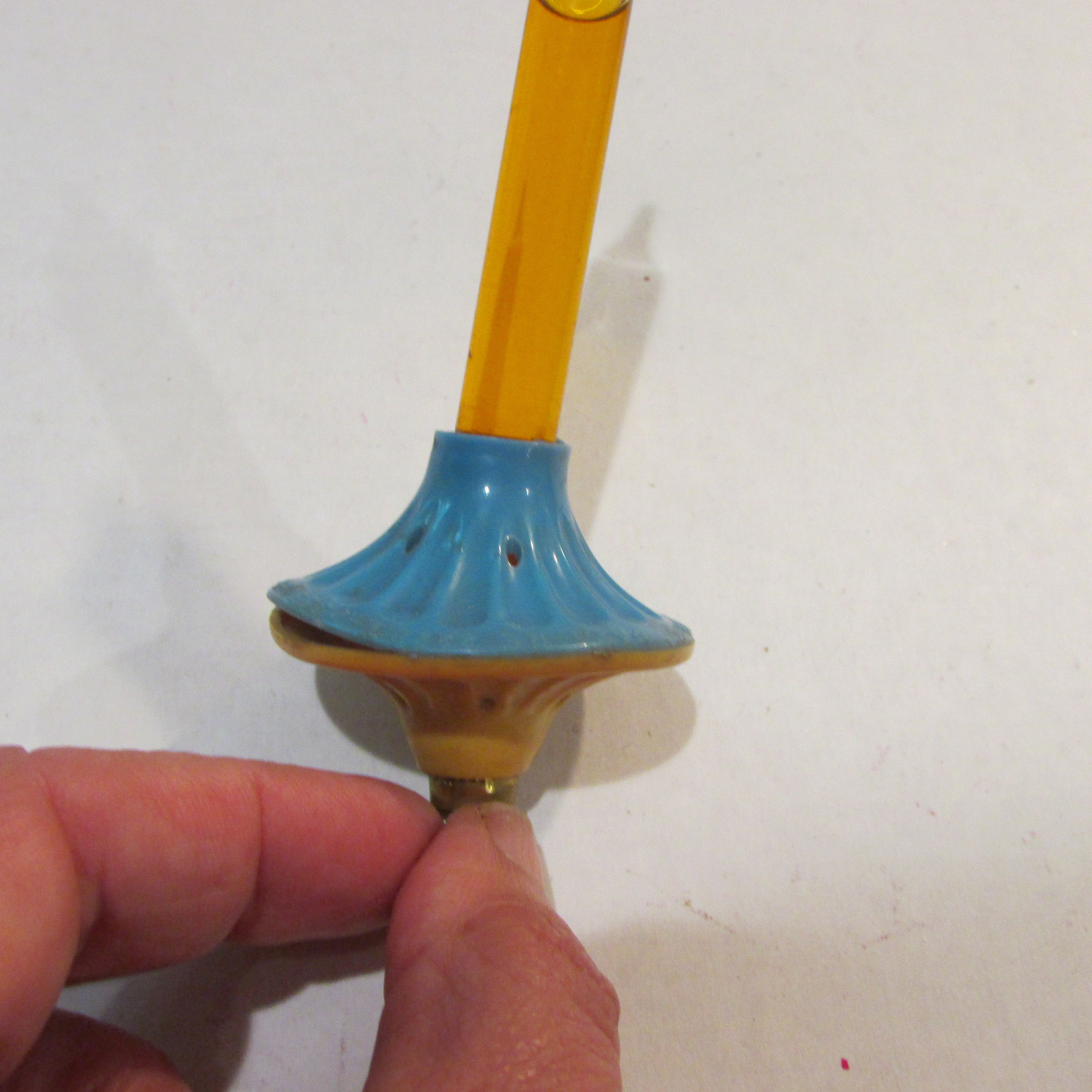 Vintage 1948 NOMA Flying Saucer Christmas Bubble Lites C6 Blue on ...