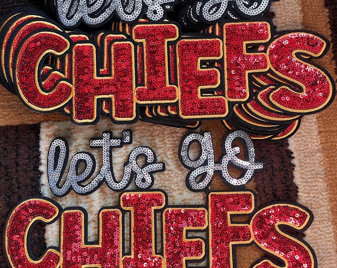 Chiefs Iron on Patch - Etsy