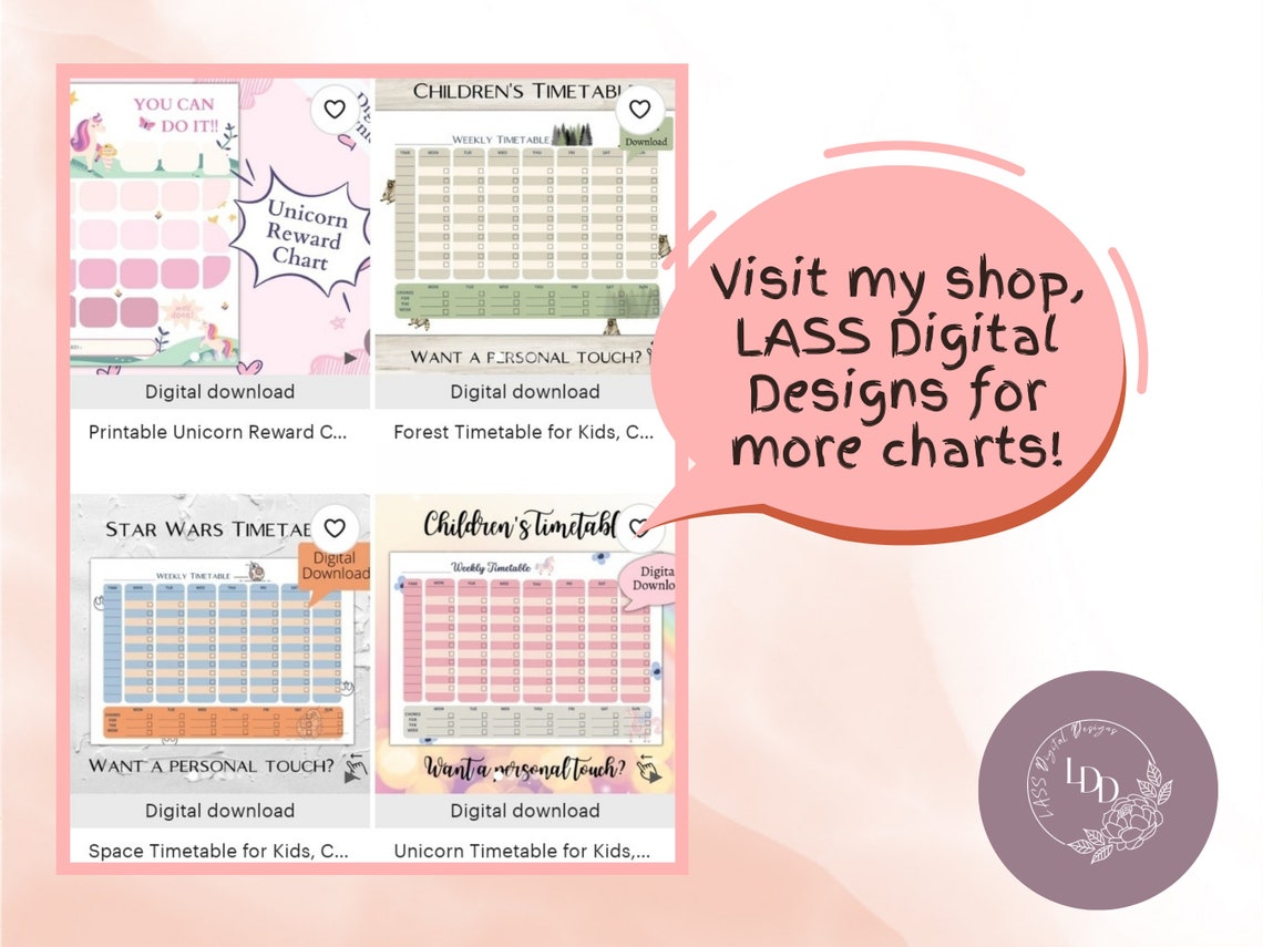 Ladybug Reward Chart, Bug Reward Chart, Printable Butterfly Reward ...