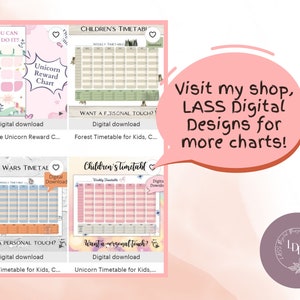 Ladybug Reward Chart, Bug Reward Chart, Printable Butterfly Reward ...