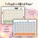 Unicorn Timetable for Kids, Children's Schedule, Weekly Planner, Visual ...