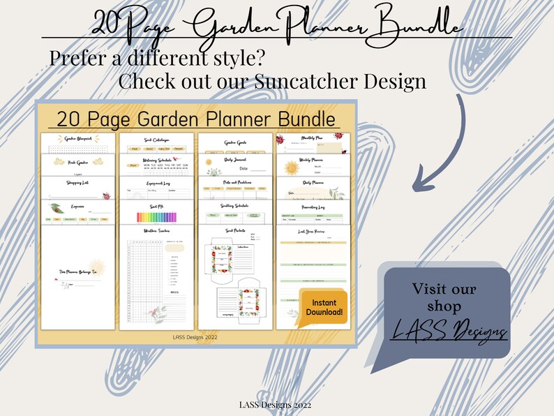 Garden Planner Printable, Vegetable Growth, Monthly, Weekly and Daily ...