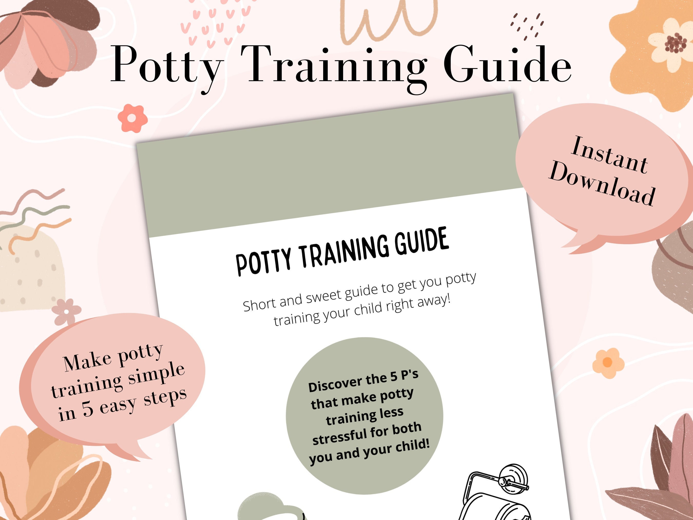Potty Training Guide, E-book Guide to Toilet Training, Potty Training ...