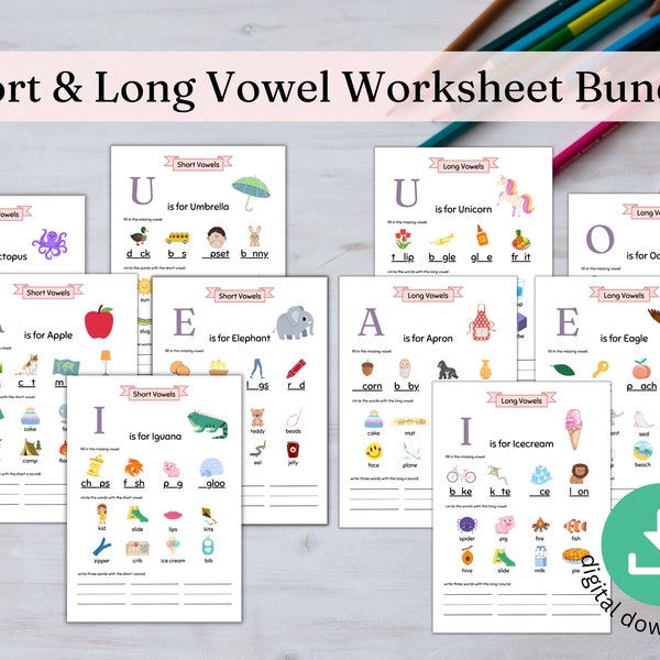 Vowel Sounds Chart - Etsy