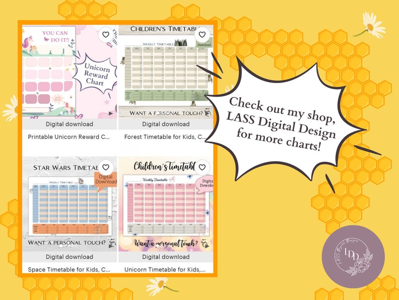 Printable Bee Reward Chart, Kids Behaviour Chart, Bee Sticker Chart ...