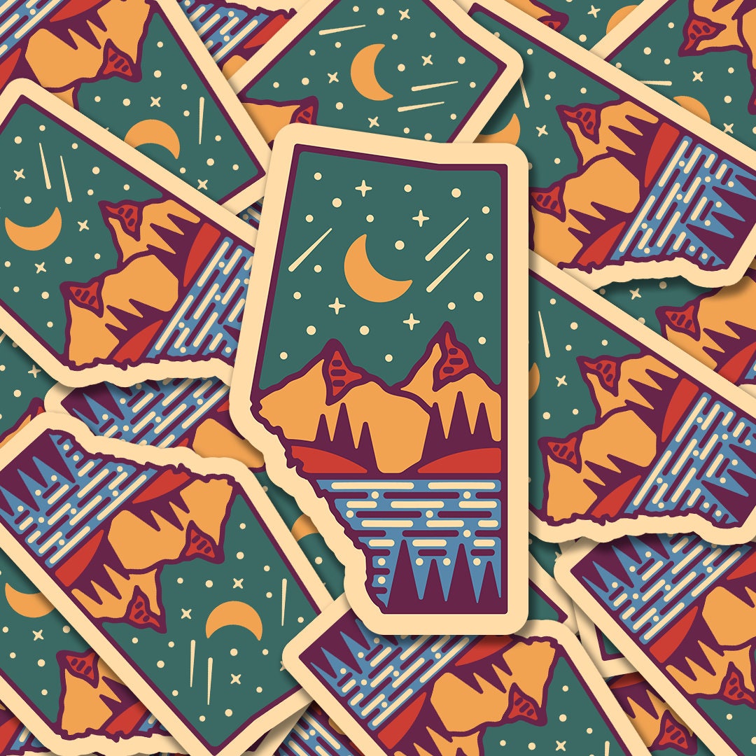 Berta Stickers 3 Packs Alberta Decals Warlock Lid Co - Etsy