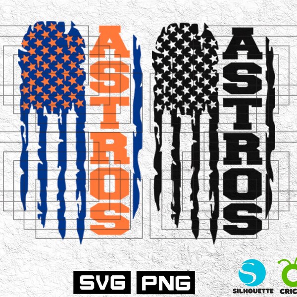 Astros Svg - Etsy