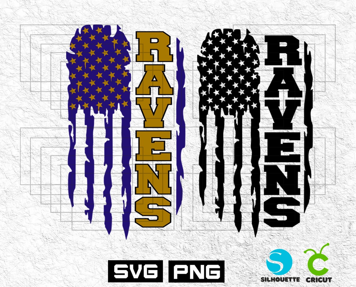 Ravens Football Svg File - Etsy