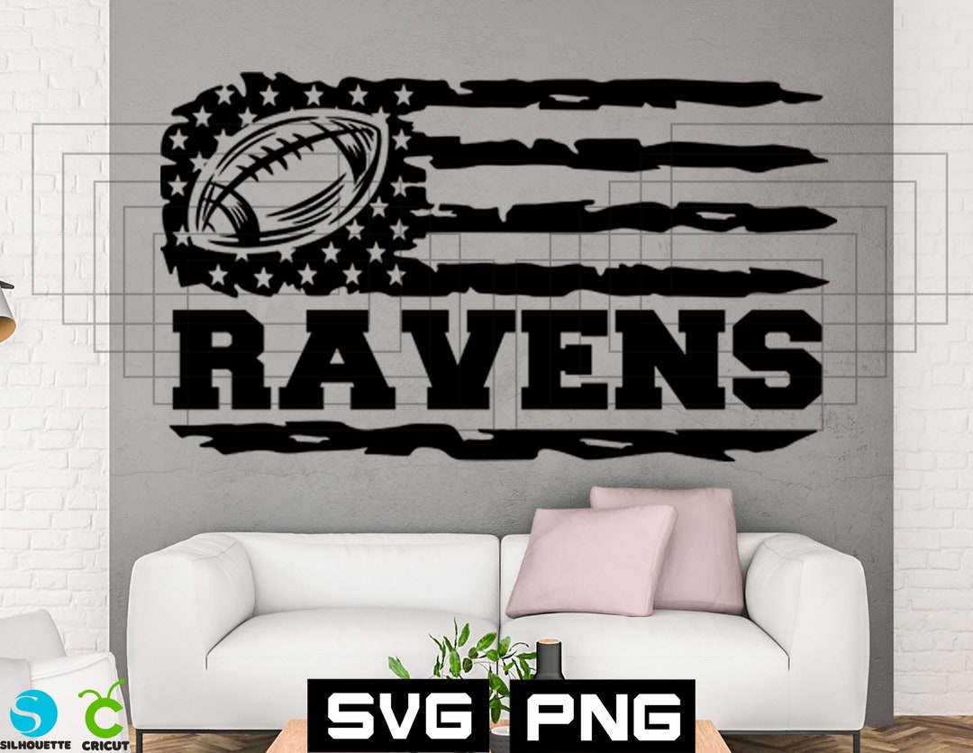 Ravens Football Svg File - Etsy