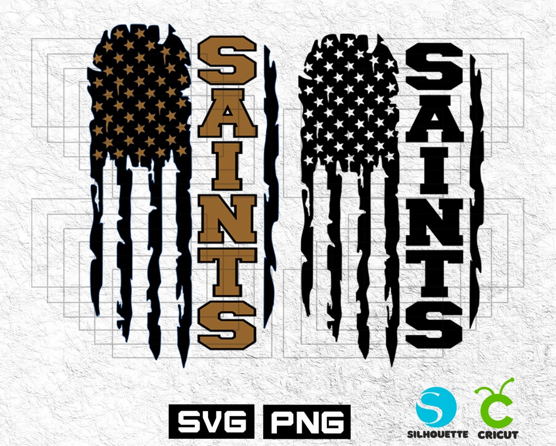 Saints Football Svg File - Etsy