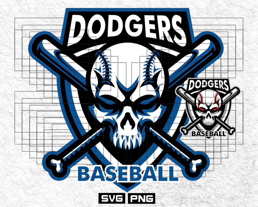 Los Angeles Baseball Svg File - Etsy