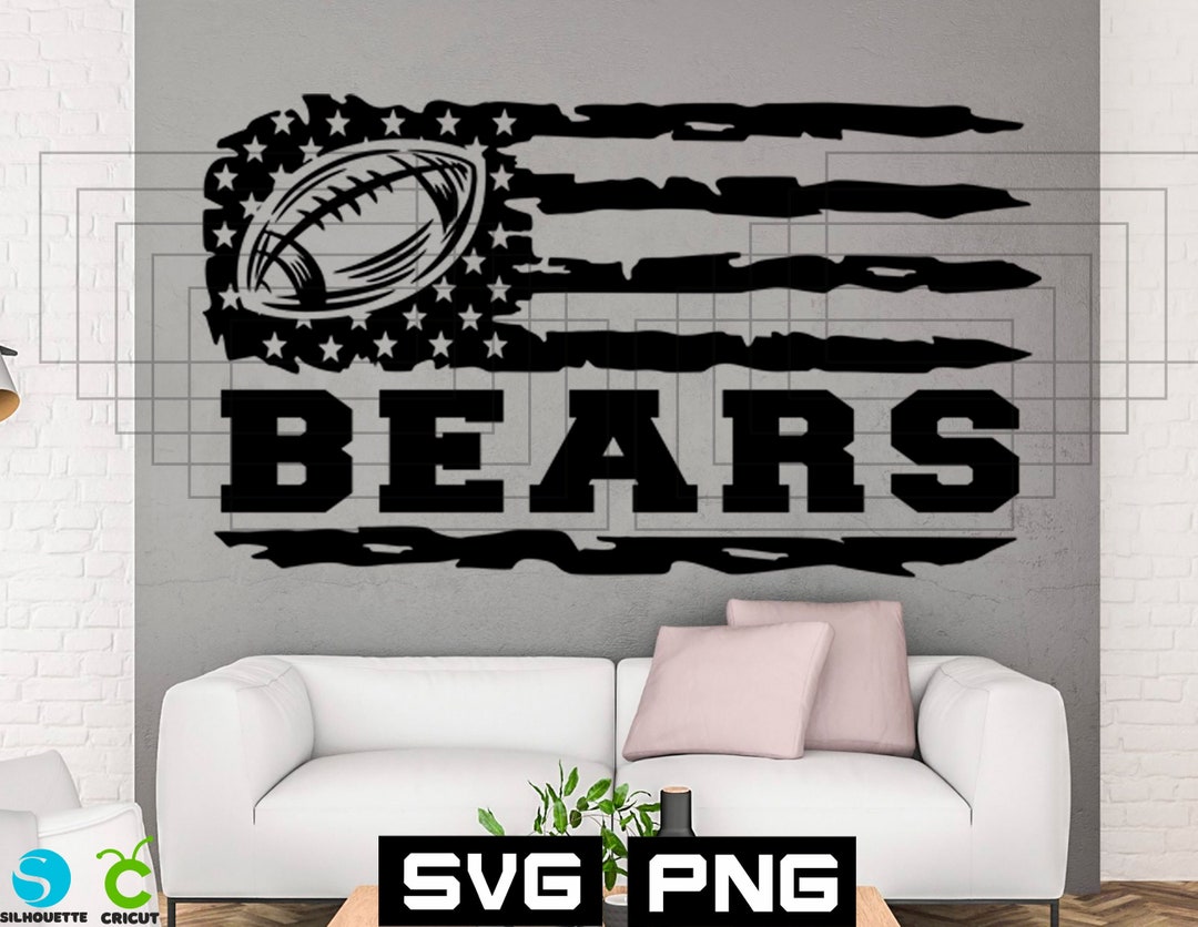 Bears Football Svg File - Etsy