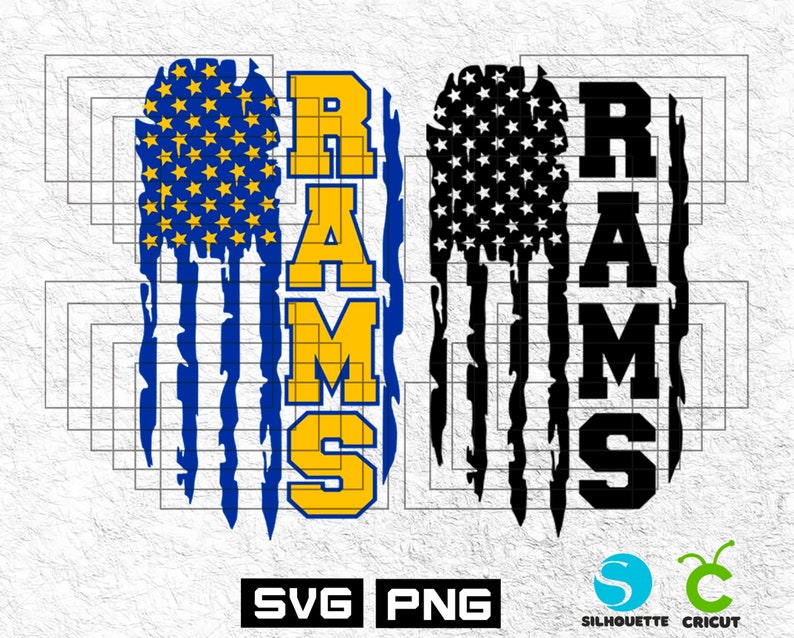 Rams Football Svg File - Etsy