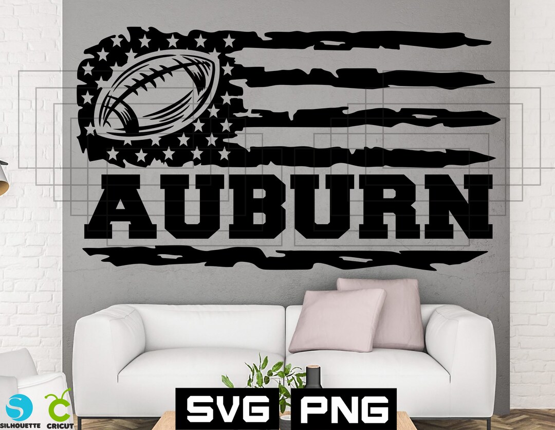 Auburn Football Svg File - Etsy