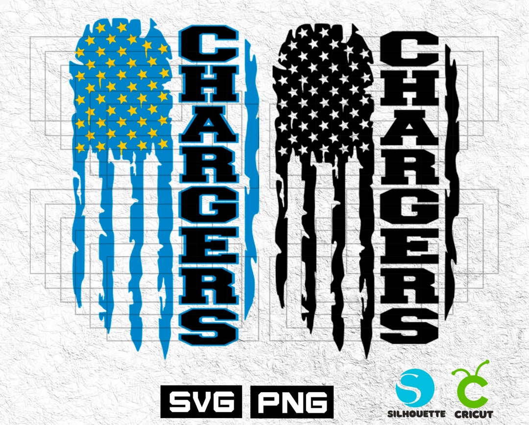 Chargers Football Svg File - Etsy