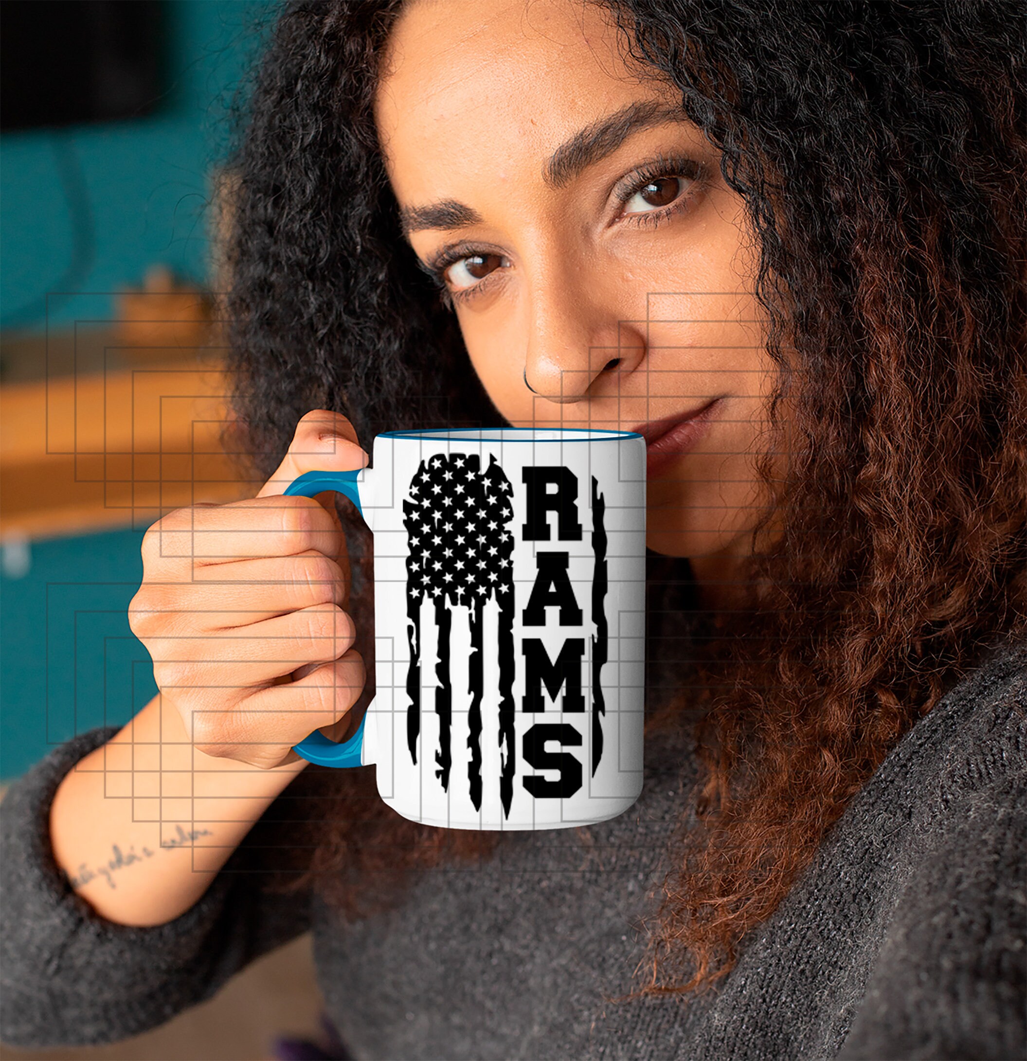 Rams Football Svg File - Etsy