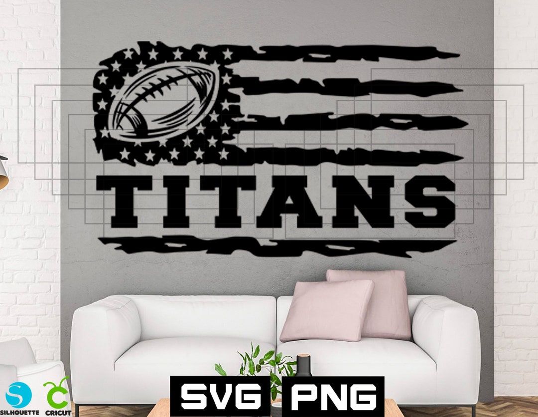 Titans Football Svg File - Etsy