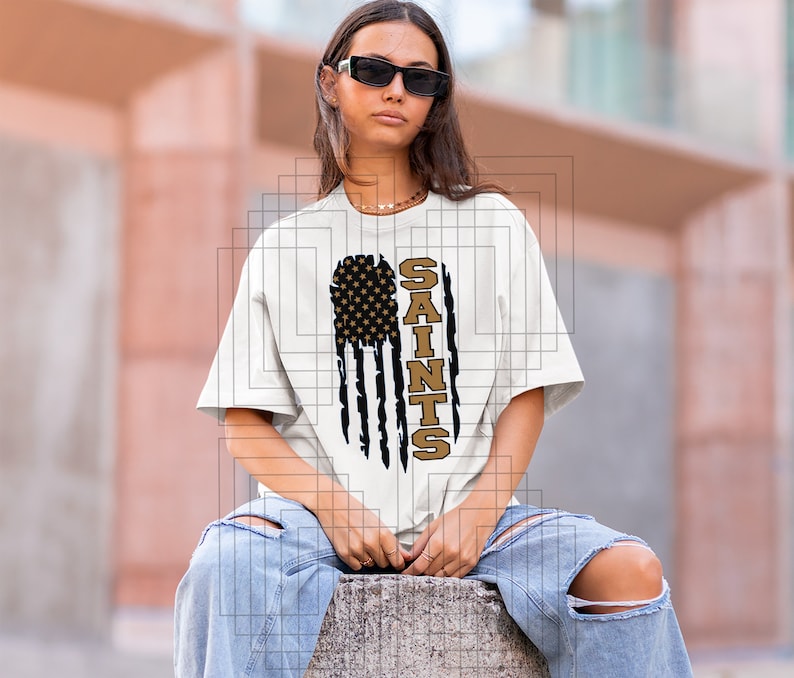 Saints Football Svg File - Etsy