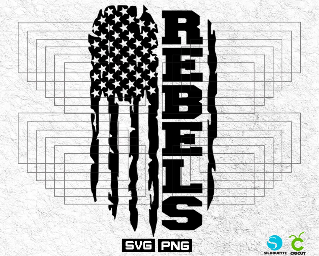 Rebels Football Svg - Etsy