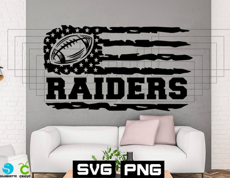 Raiders Football Svg File - Etsy