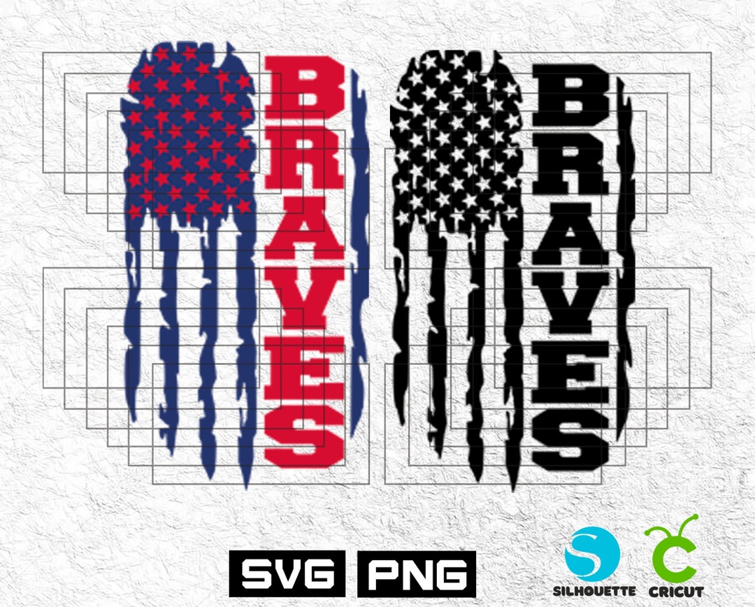 Braves Baseball Svg File - Etsy