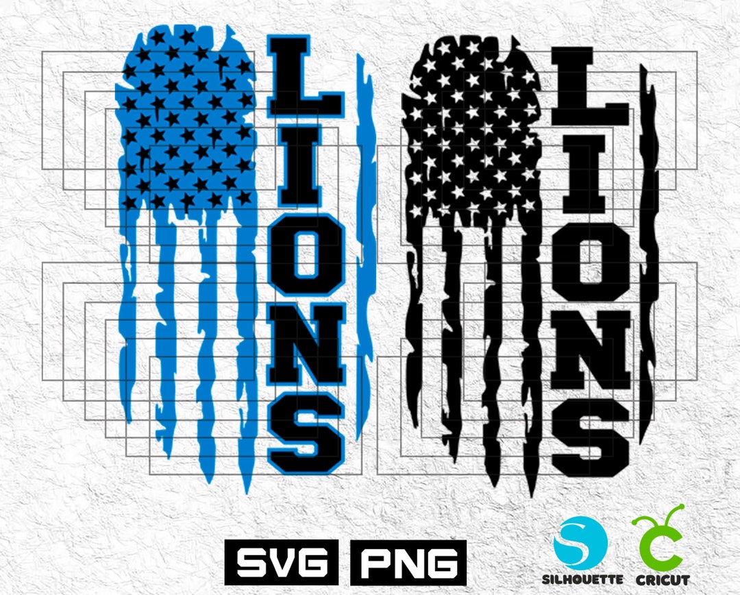 Lions Football Svg File - Etsy
