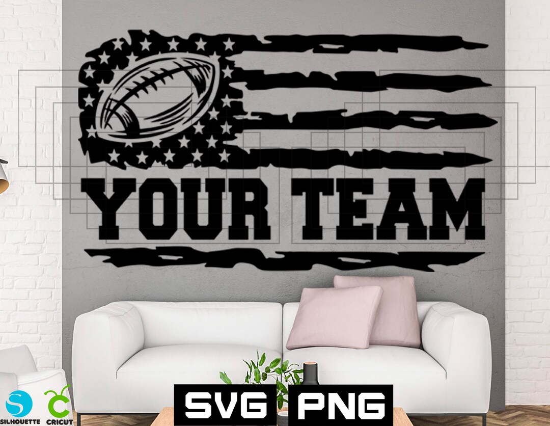 Football Svg File - Etsy