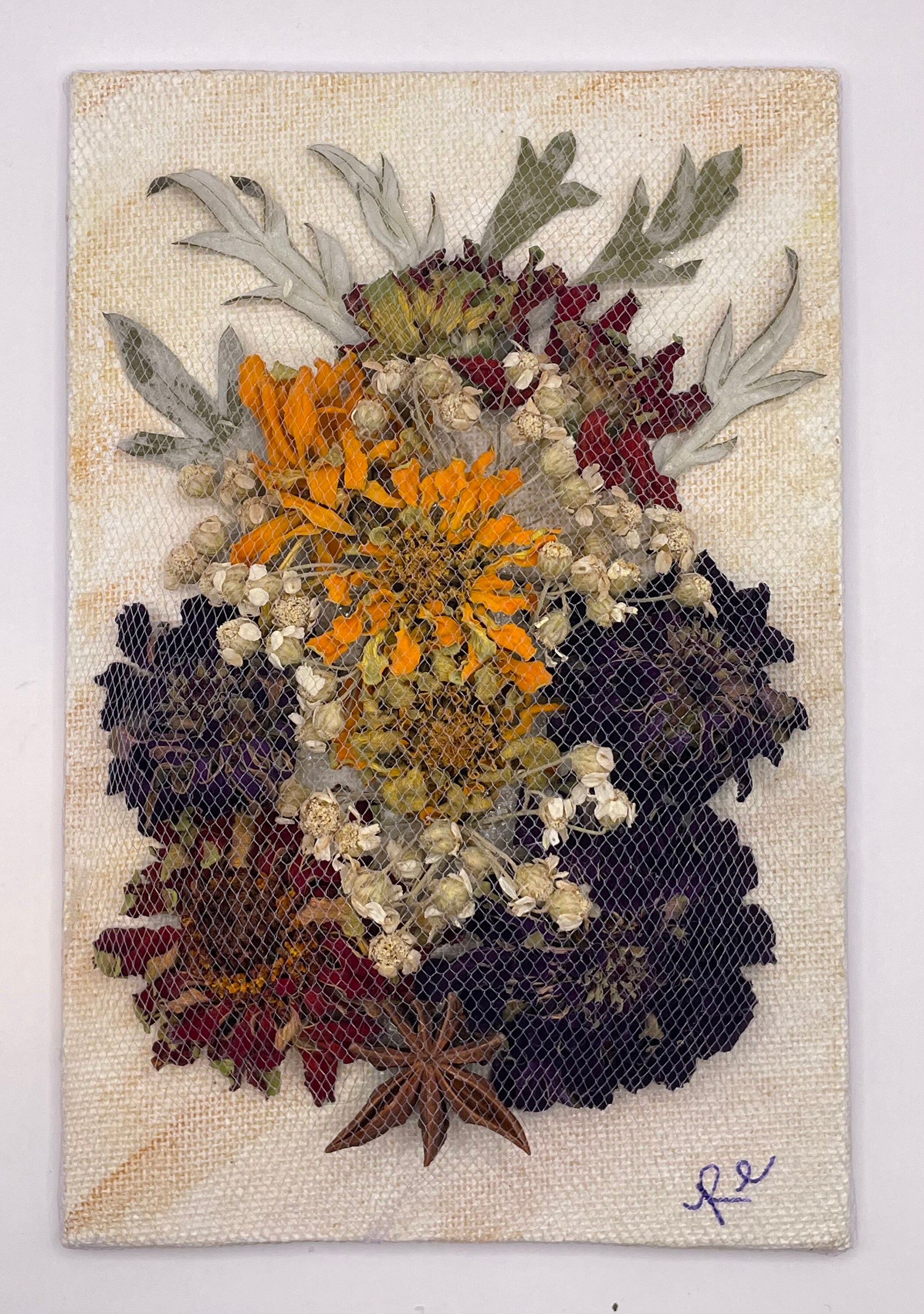 Re's Dried Flower Art Friendship, Happiness, Wisdom & Good Health ...