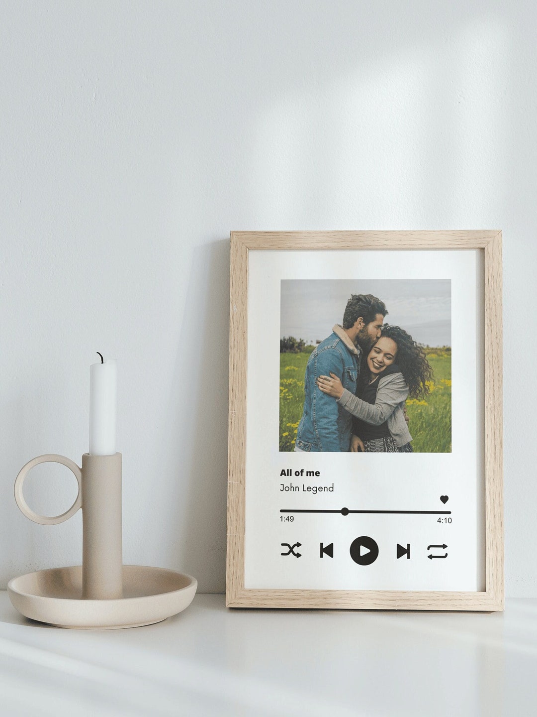 Personalized Spotify Poster, Music Poster With Photo and Song, Unique ...