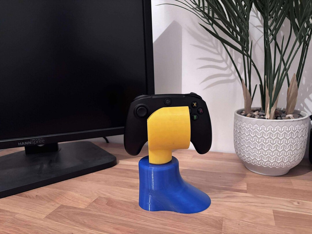 3d Printed Brick Man Style Console Controller Holder - Etsy