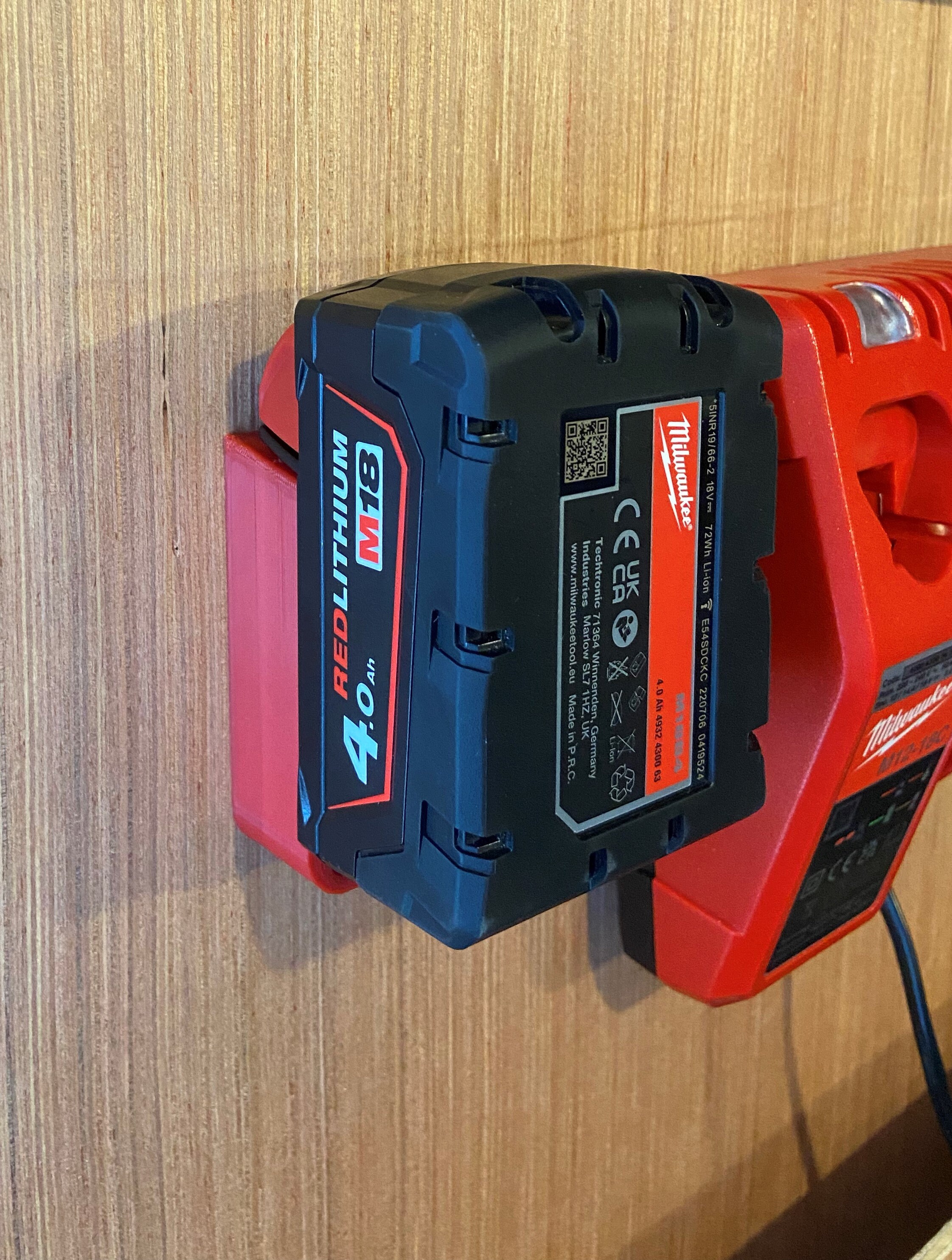 M18 Milwaukee Battery Storage Slides Pack of Three - Etsy