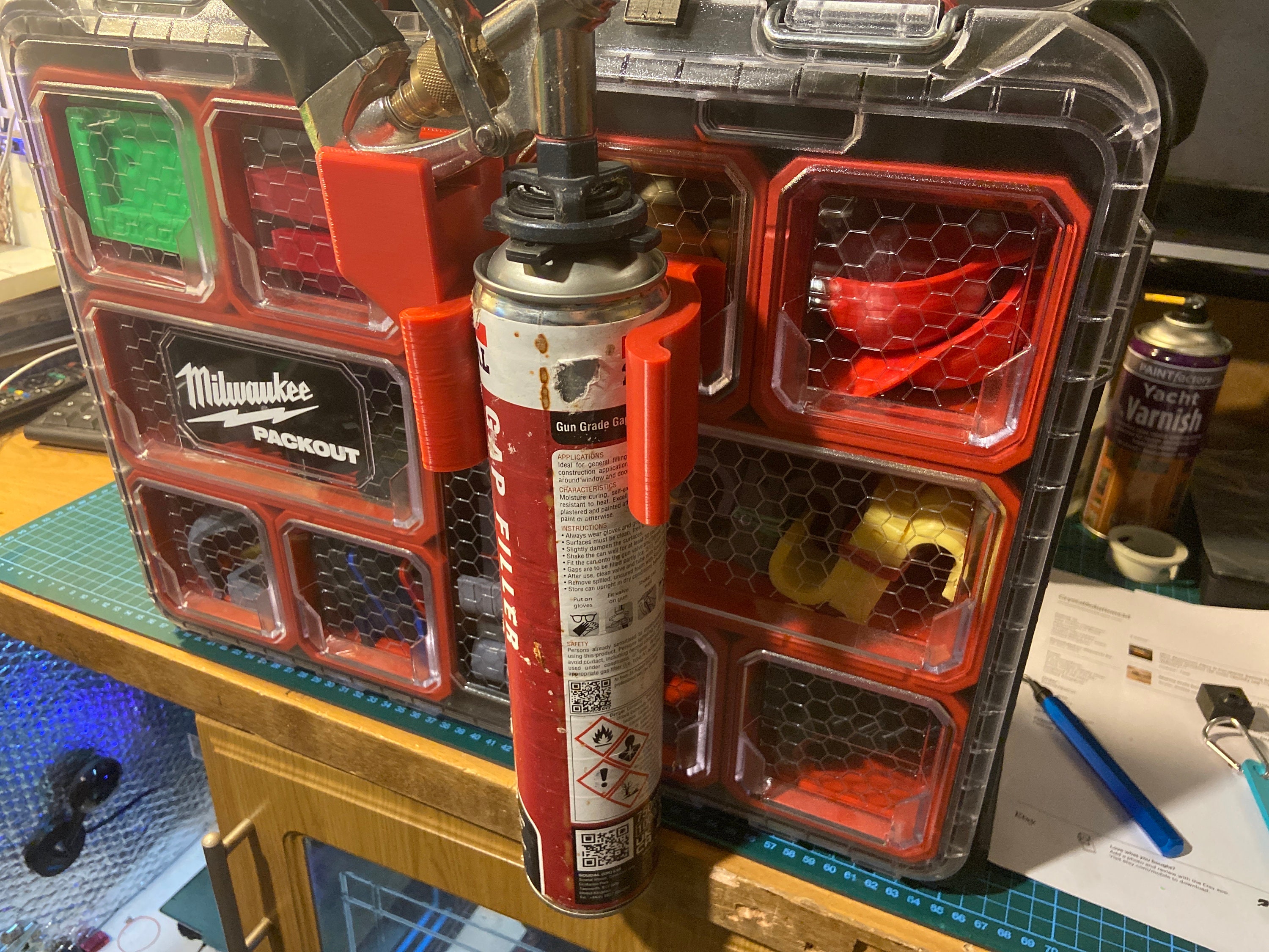 3d Printed Expanding Foam Gun Grade Holder - Etsy