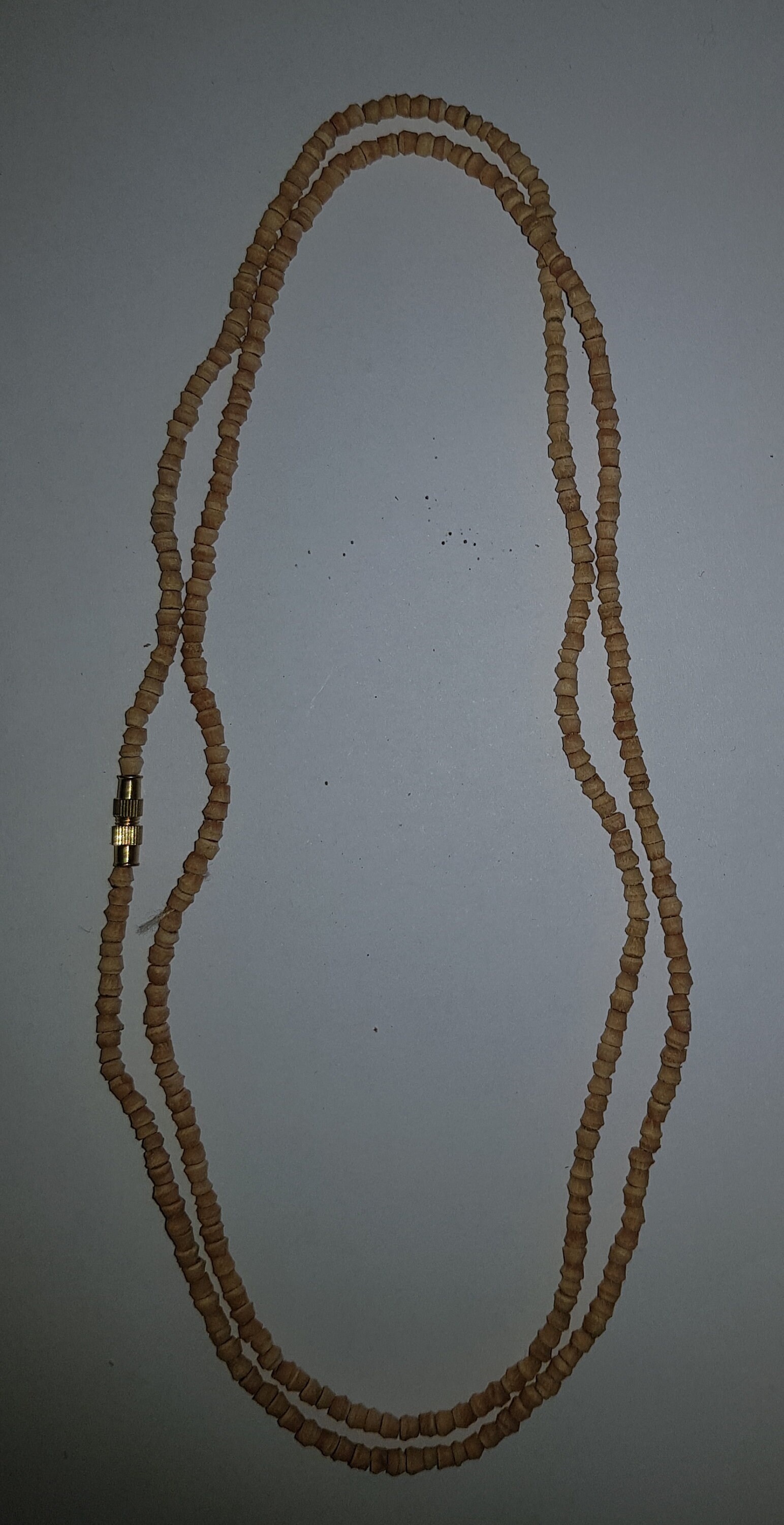 Tulsi Kanthi Mala 2mm Beads (holy Basil) Tulsi Necklace Makes 1 Neck ...