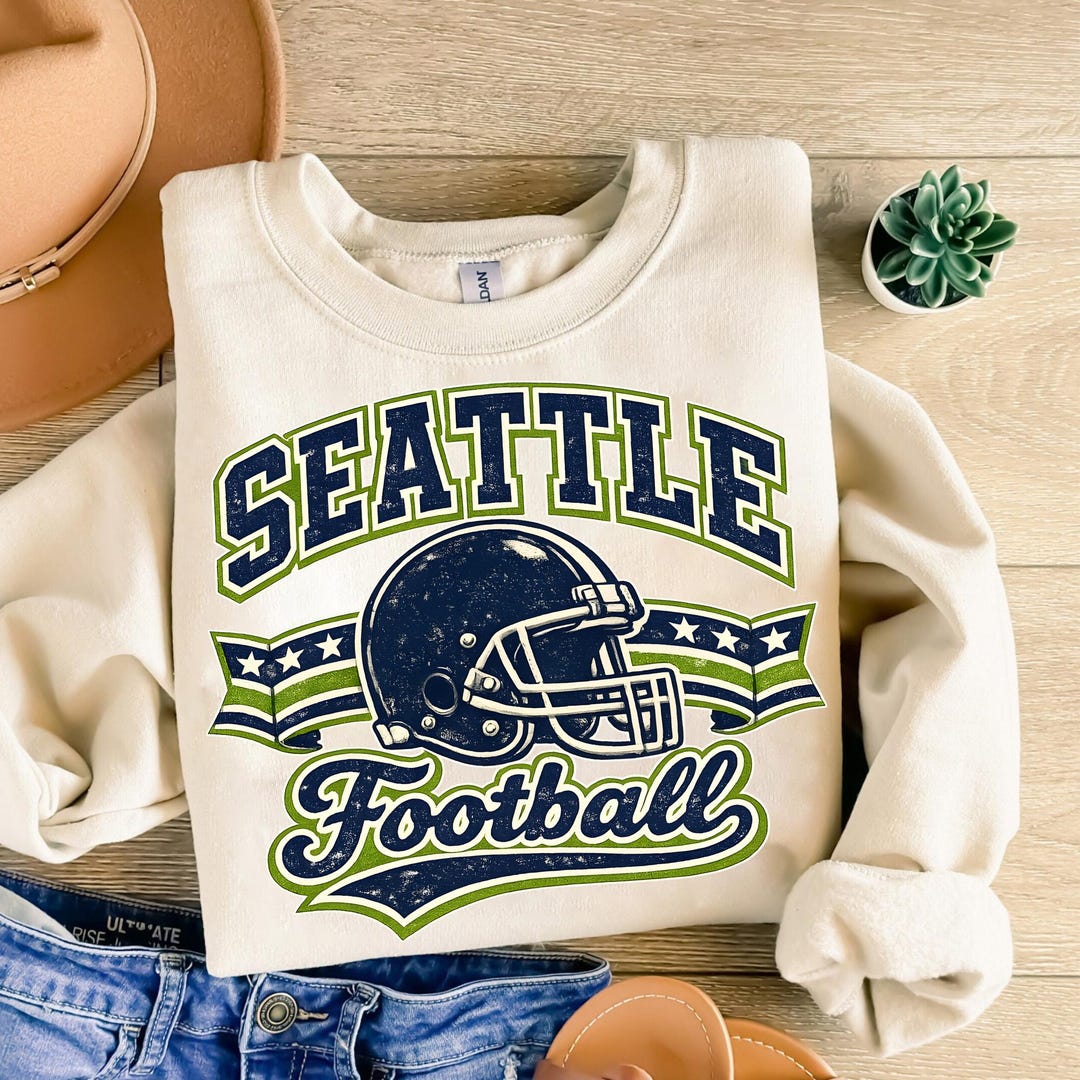 Retro Seattle Football PNG, Vintage Seahawks Fan Shirt Design | 70s ...