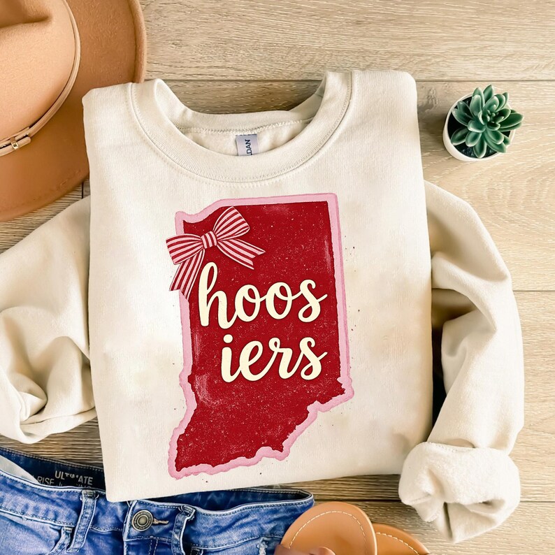 Indiana Hoosiers PNG, Indiana State Pride Design, Gameday Shirt PNG ...