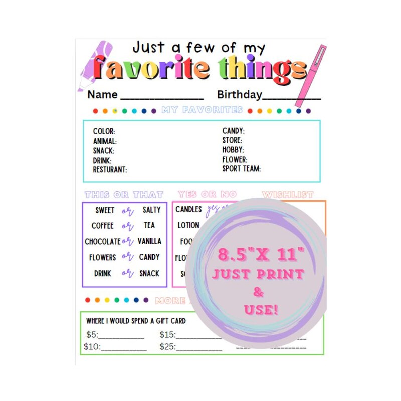 Christmas Favorites List - Etsy