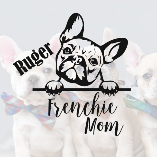 French Bulldog Decal - Etsy