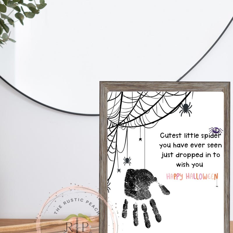 Halloween Handprint Craft - Etsy