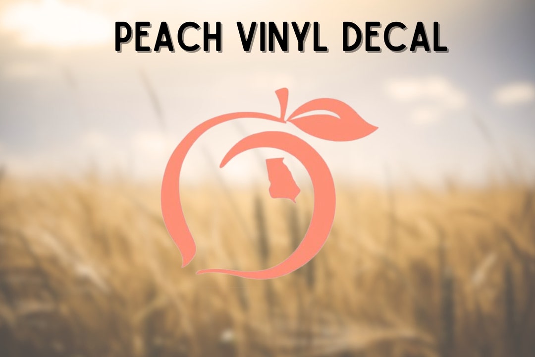 Peach Car Decals - Etsy
