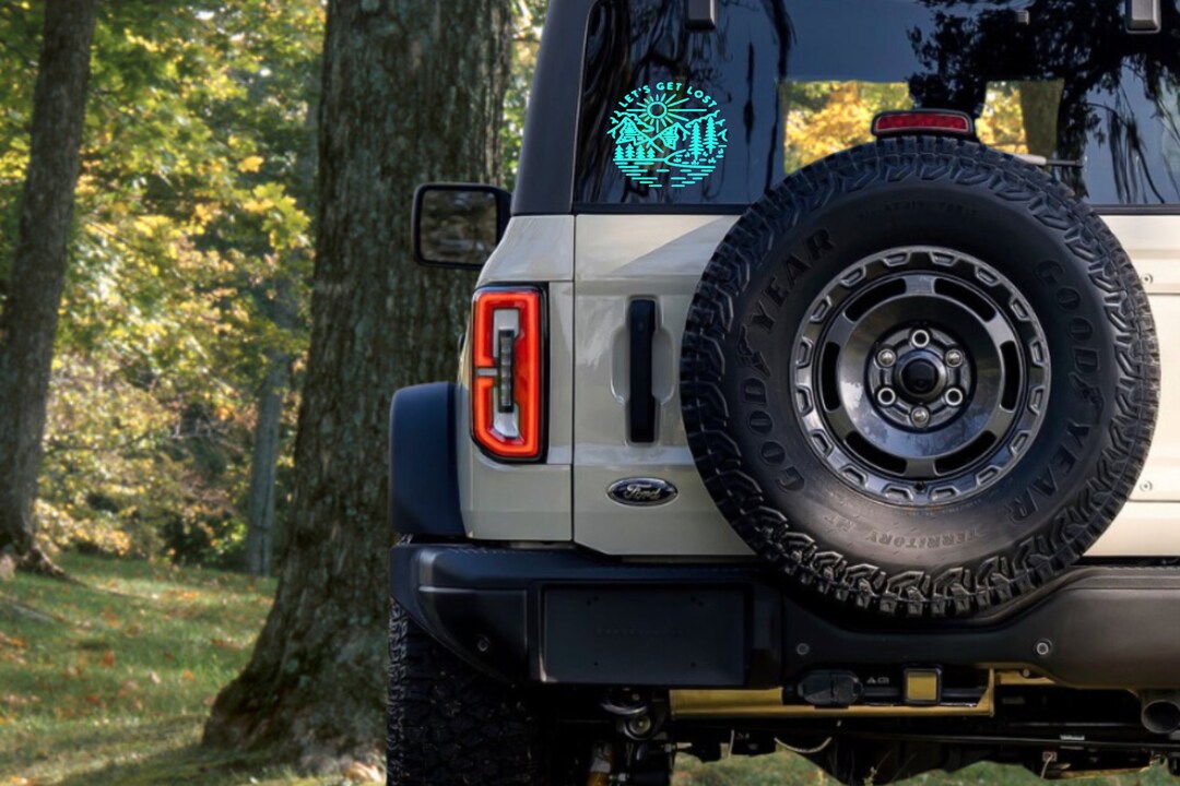 Let's Get Lost Decal: Outdoor Adventure Car Bumper Sticker - Etsy