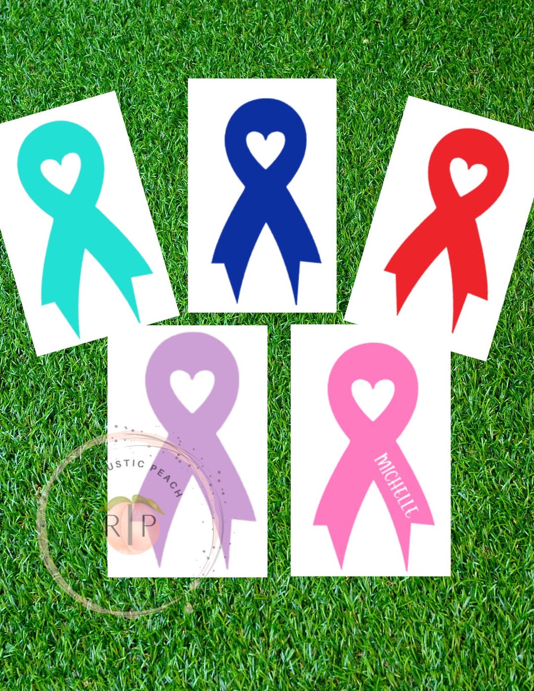 Awareness Ribbon Decals, Cancer Awareness, Survivor, Awareness Support ...