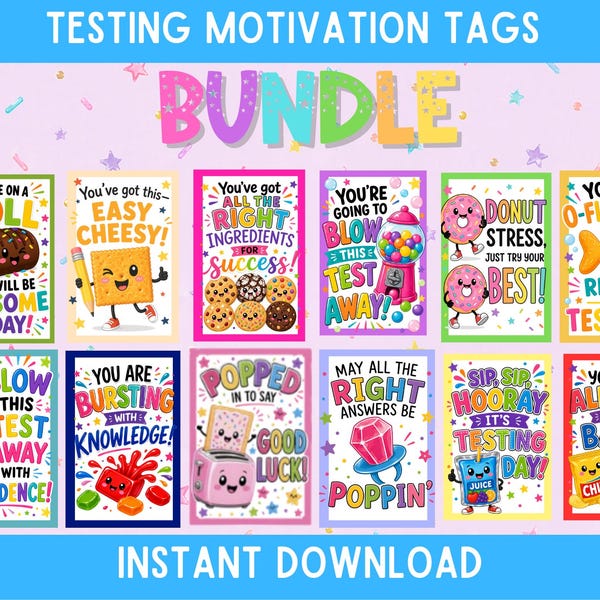 Testing Treats for Teachers - Etsy