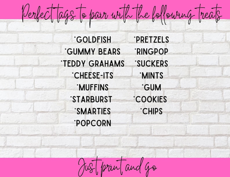 Motivational Testing Treat Tags Bundle: Printable Student Goody Bag ...