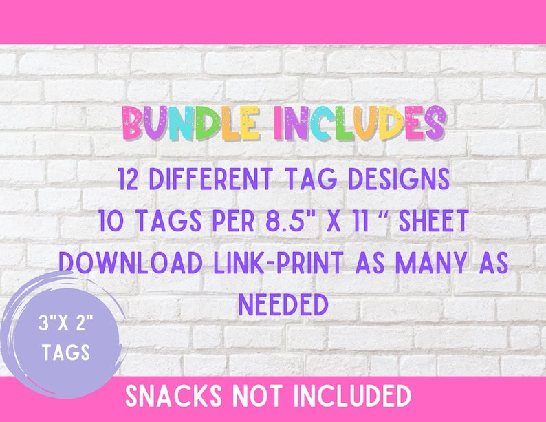 Motivational Testing Treat Tags Bundle: Printable Student Goody Bag ...